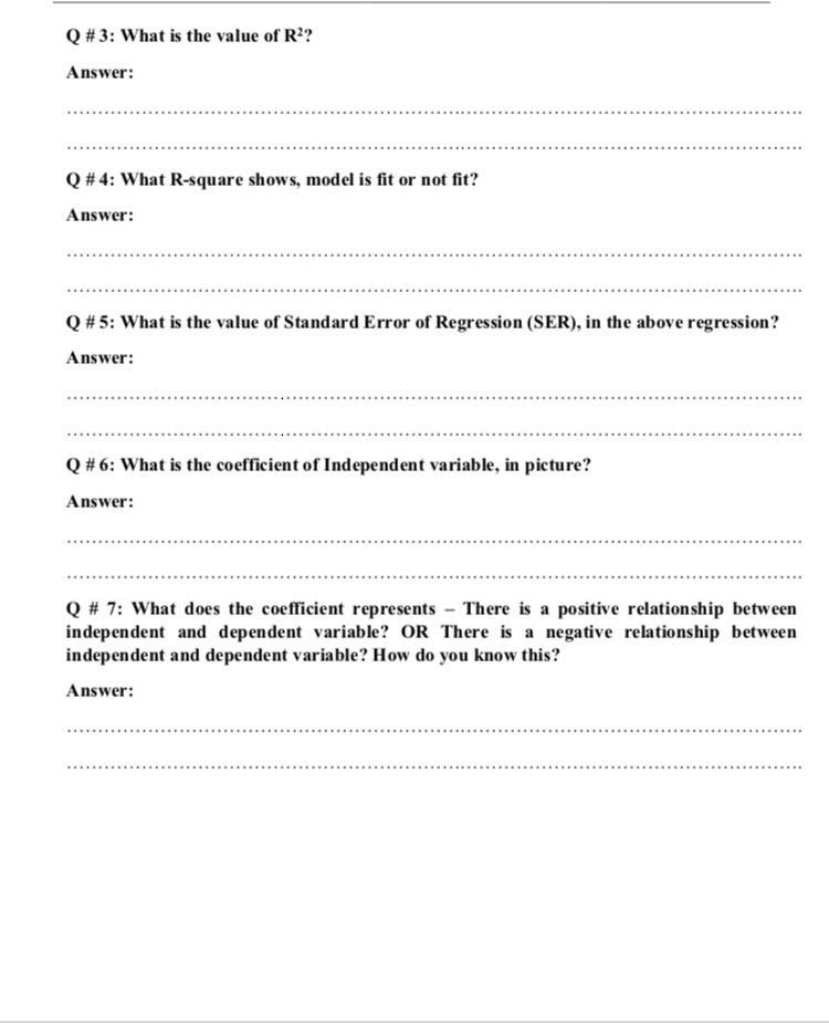 Solved Follow The Given Stata Example Regress Score Str