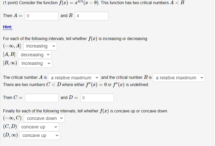 Solved I do not understand how to find C=?. and D=?. Others | Chegg.com