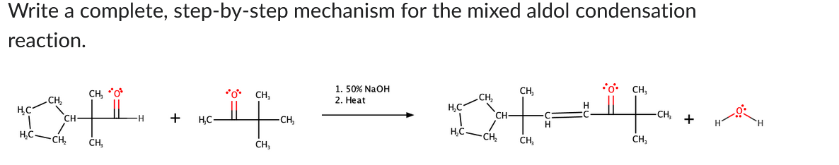 Solved Write a complete, step-by-step mechanism for the | Chegg.com