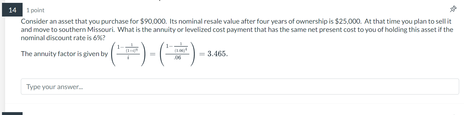 Solved Consider an asset that you purchase for $90,000. Its | Chegg.com