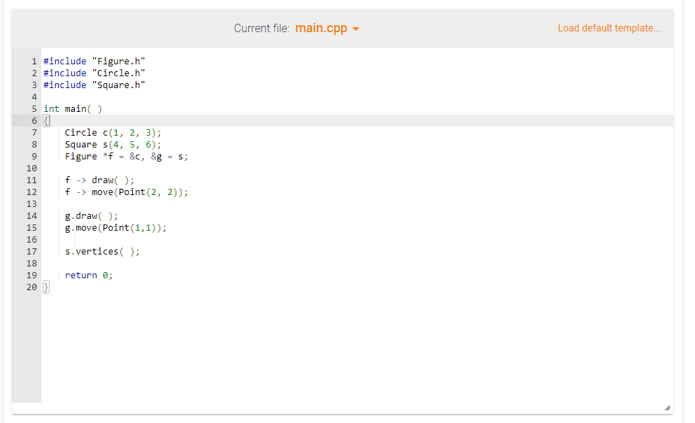 Solved 11.20 Polymorphism - Abstract Class Exercise 2 Given | Chegg.com