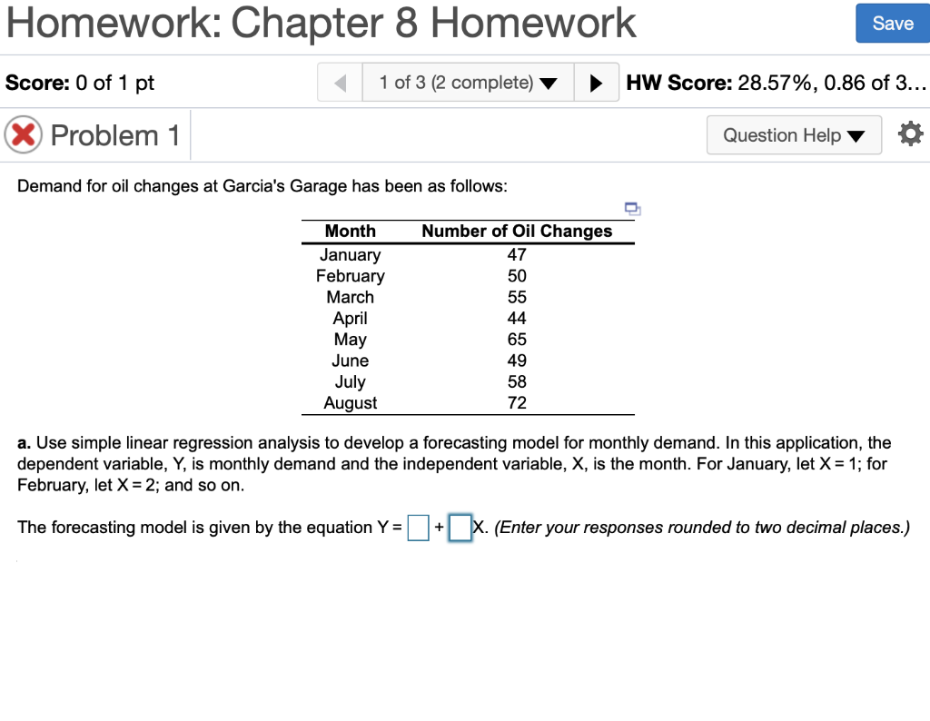Solved Homework Chapter 8 Homework Save Score 0 Of 1 Pt 1