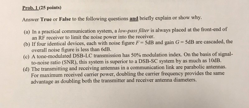 Prob. 4 (25 points) The bock diagram of a coherent | Chegg.com