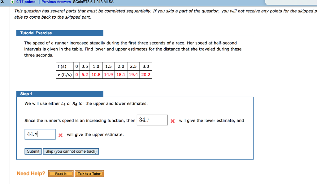 Solved 2. 0/17 points | Previous Answers SCalcET8 | Chegg.com