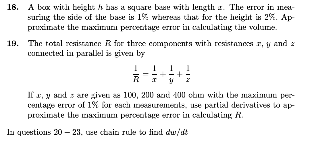 Solved 16. The dimensions of a closed rectangular box are | Chegg.com