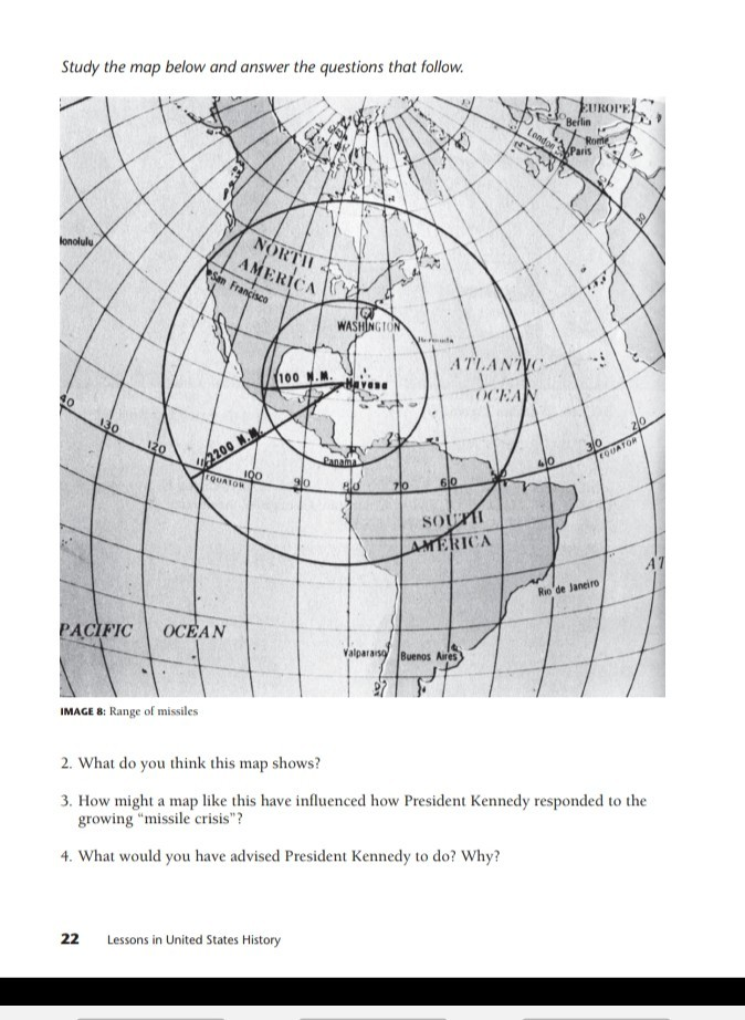 Study the map below and answer the questions that | Chegg.com