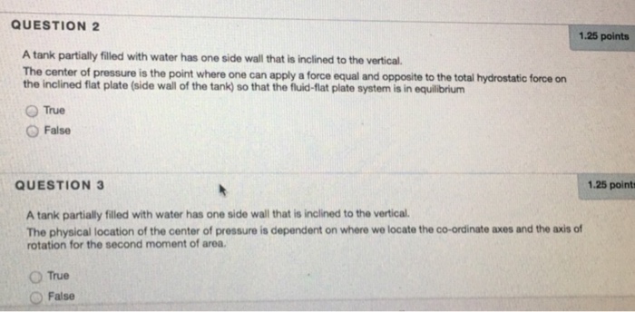 Solved A tank partially filled with water has one side wall | Chegg.com