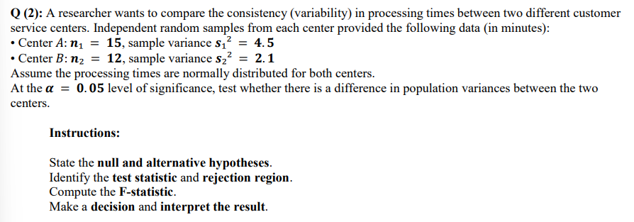 Instructions: State the null and alternative | Chegg.com