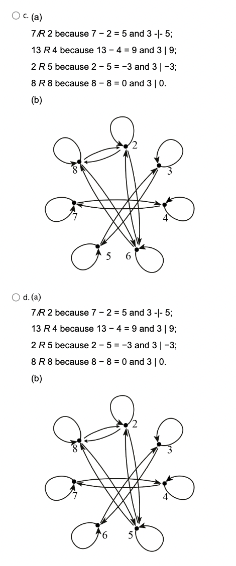 Solved Let A={2,3,4,5,6,7,8} and define a relation R on A as | Chegg.com