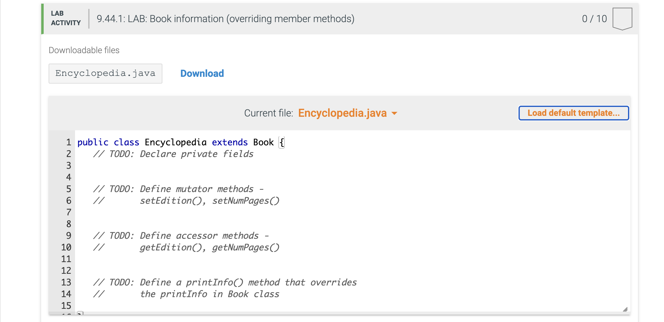 Solved Given main( and a base Book class, define a derived | Chegg.com