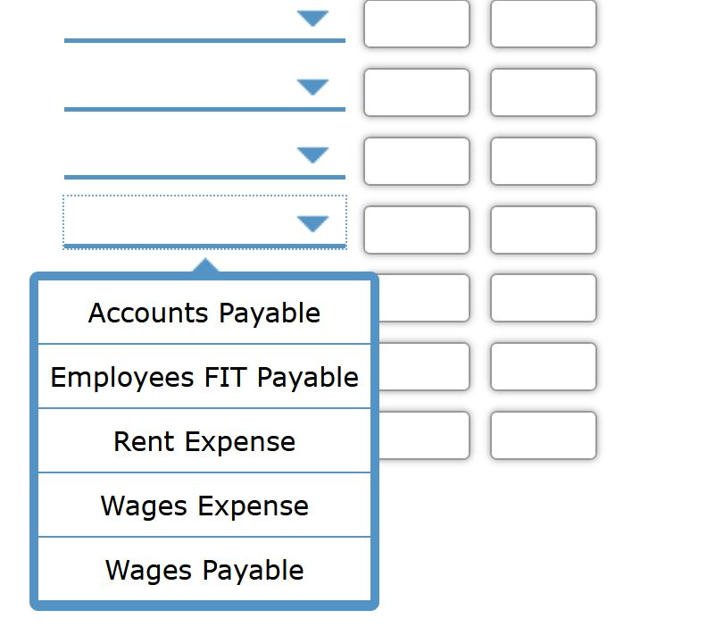 Solved The totals from the first payroll of the year are | Chegg.com