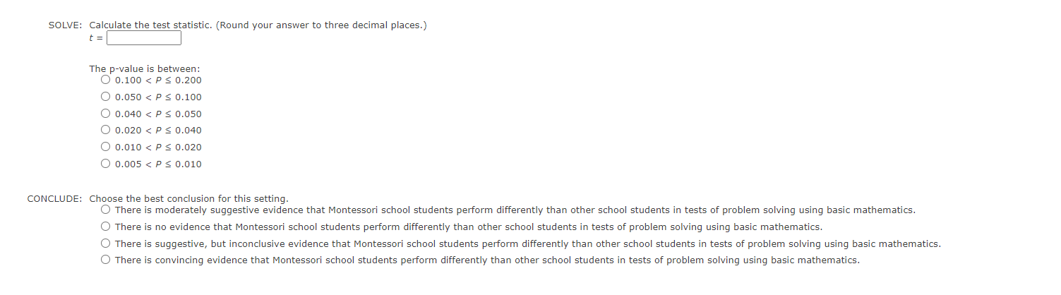 Solved This exercise is based on summary statistics rather | Chegg.com