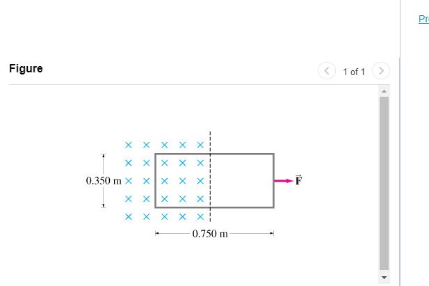 Solved Part of a single rectangular loop of wire with | Chegg.com
