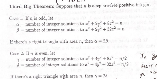 Solved C. Is there a right rational triangle that has area | Chegg.com