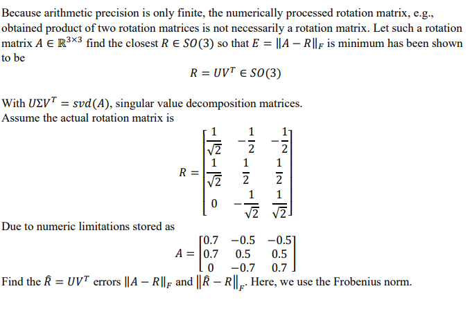 Solved Because arithmetic precision is only finite, the | Chegg.com