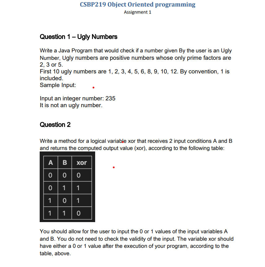 Solved Assignment 1Question 1 - Ugly NumbersWrite a Java | Chegg.com Solved Assignment 1Question 1 - Ugly NumbersWrite a Java | Chegg.com