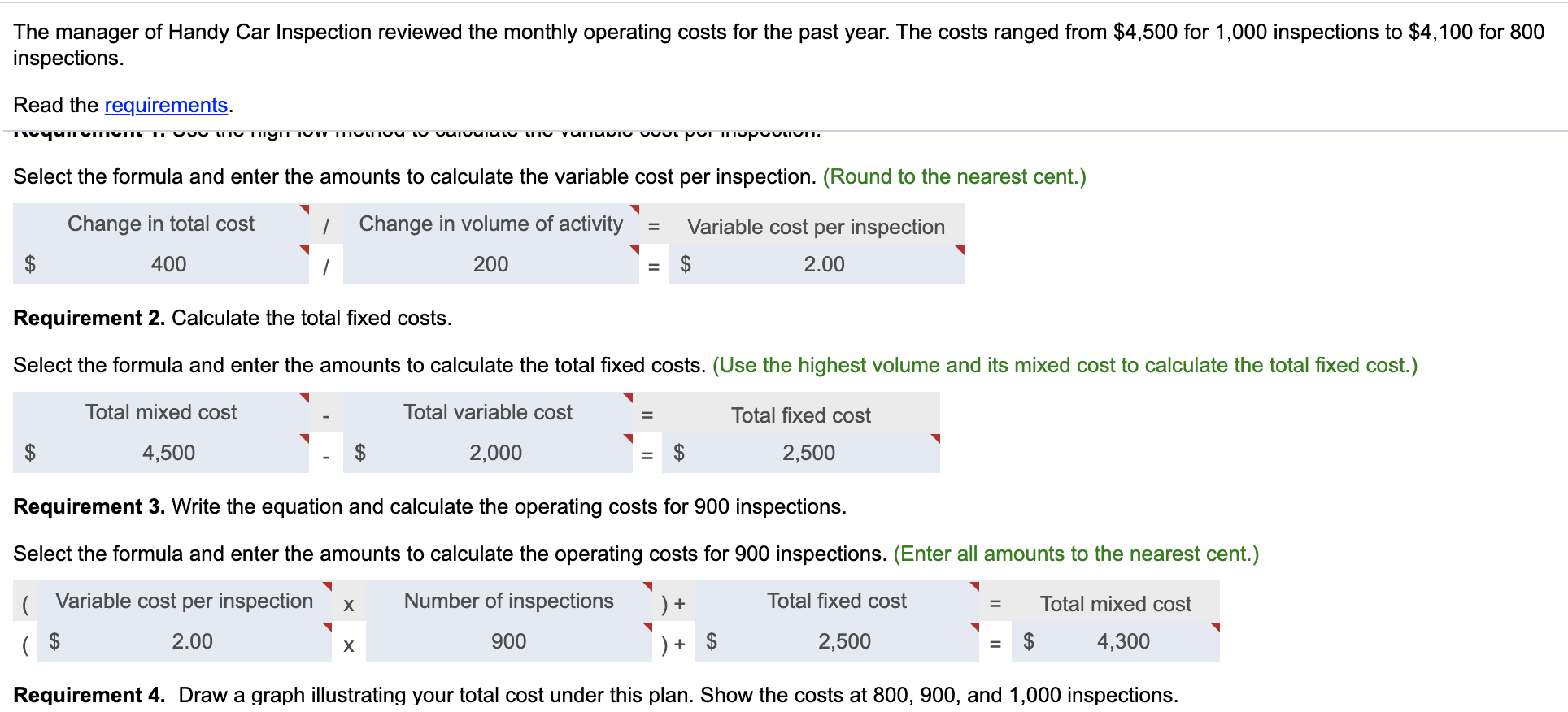 This question format for these numbers "The cost | Chegg.com
