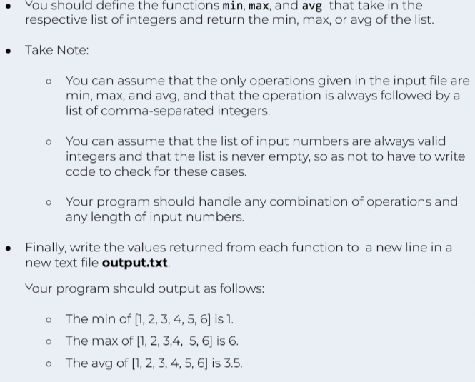 Solved Ilow these steps: - Create a Python file called | Chegg.com