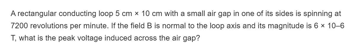 Solved A rectangular conducting loop 5 cm x 10 cm with a | Chegg.com