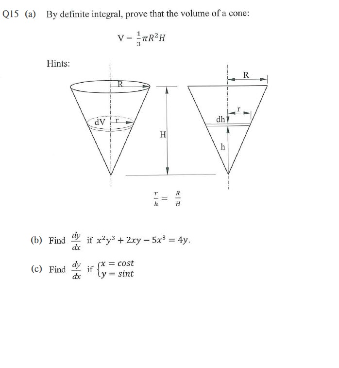 Solved Please show me ﻿how to ﻿slove Q15 (part a - c), | Chegg.com