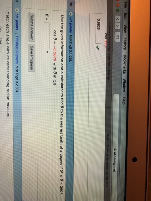 Solved File Edit View History Bookmarks Window Help Coll ch | Chegg.com