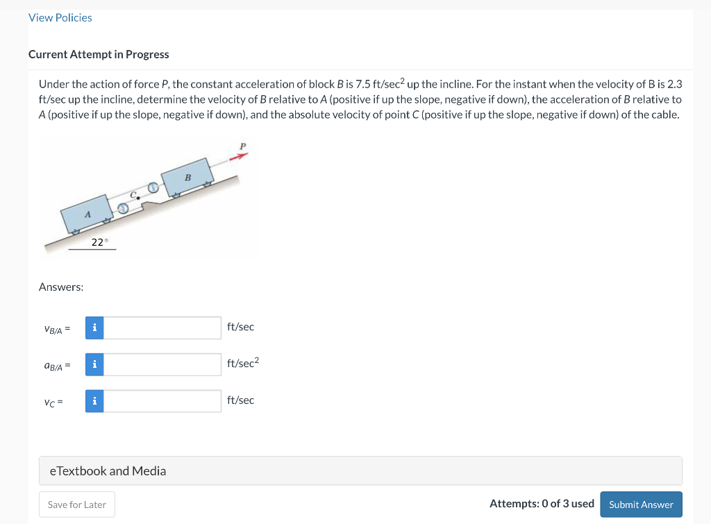 Solved Current Attempt in Progress Under the action of force | Chegg.com