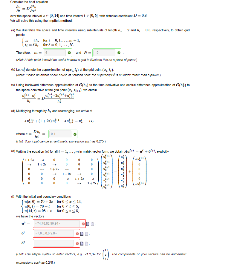 Solved Consider the heat equation du = D324 at az2 over the | Chegg.com
