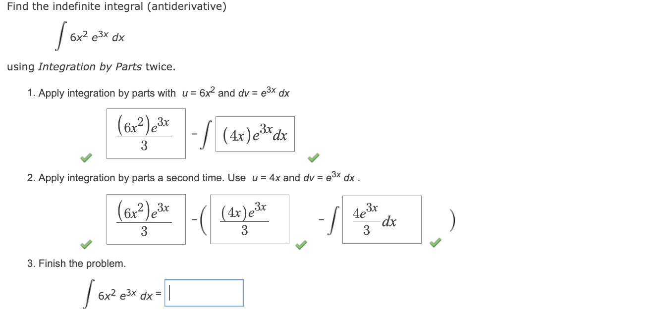 Solved Find the indefinite integral | Chegg.com