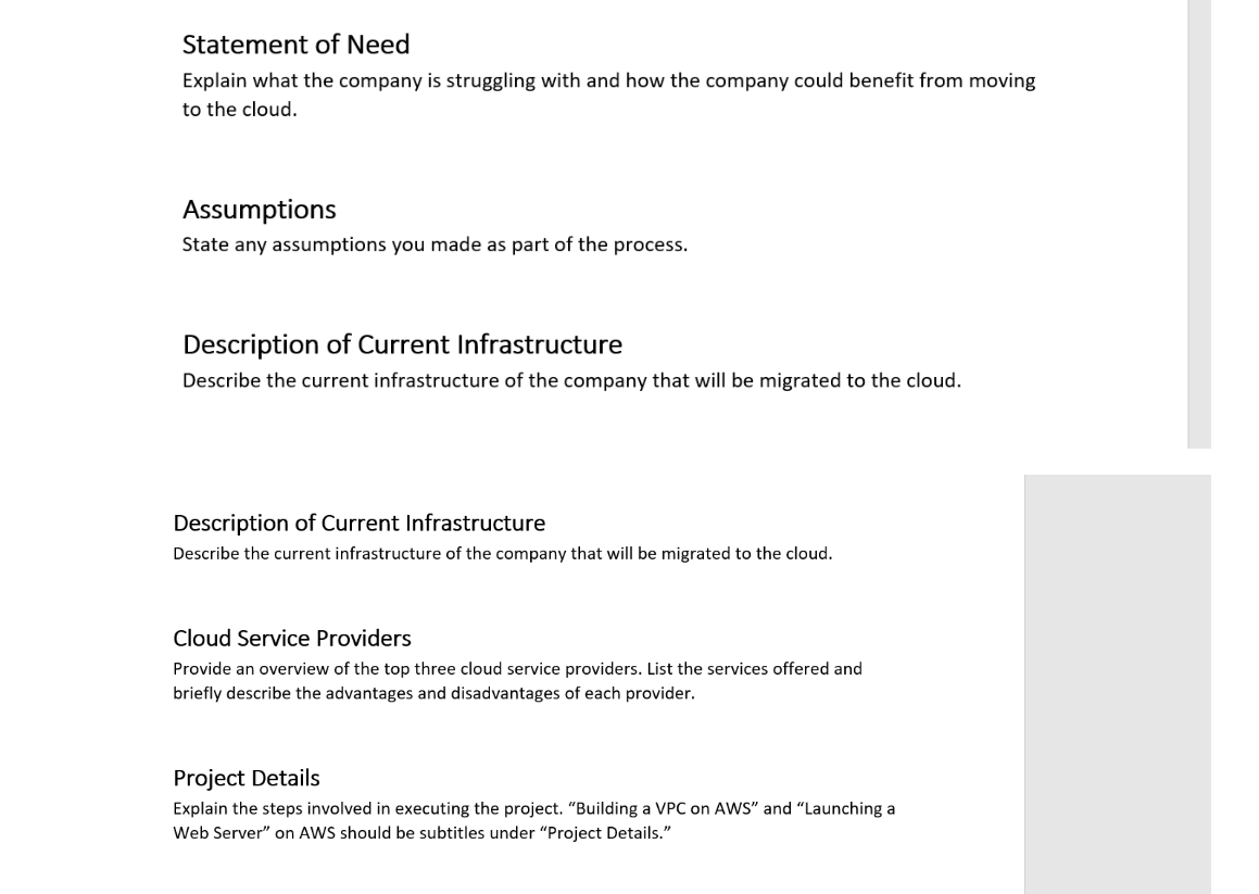 Solved This week, you will complete your proof of concept | Chegg.com