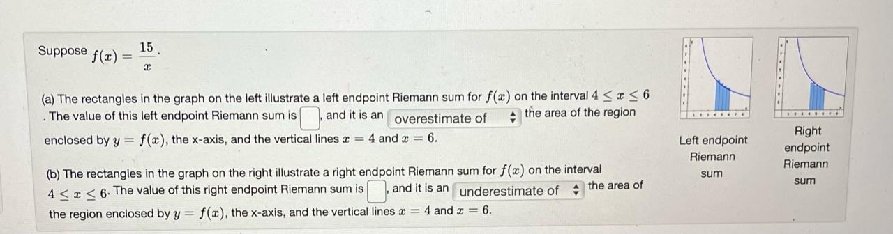 Solved Suppose f(x)=x15. (a) The rectangles in the graph on | Chegg.com