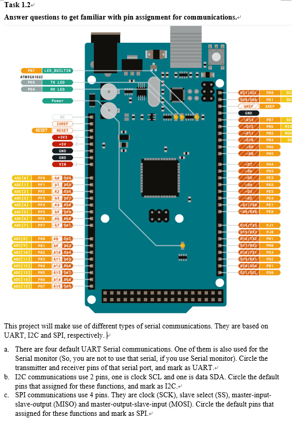 Solved Task 1.2 Answer questions to get familiar with pin | Chegg.com