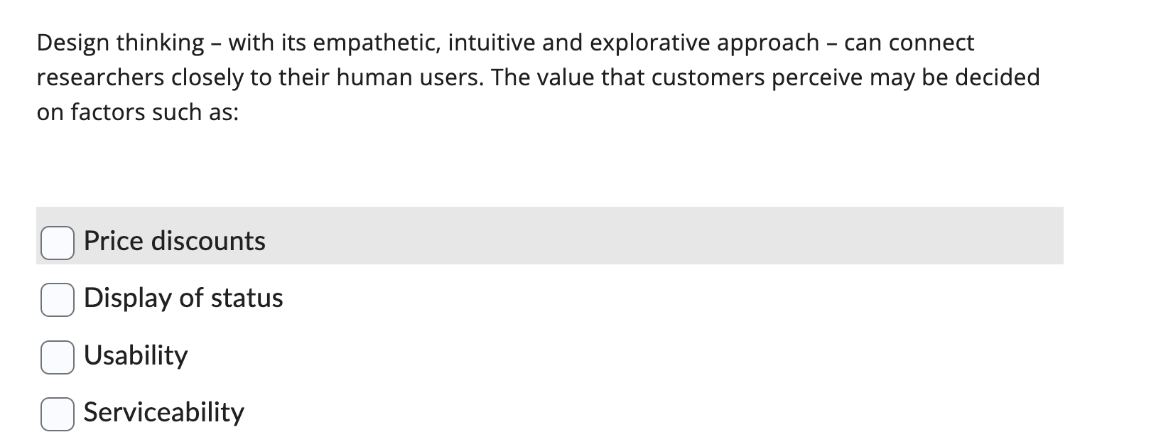 Solved Design Thinking With Its Empathetic Intuitive And Chegg
