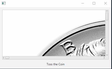 Solved JavaFX Coin Toss Write a program that simulates the | Chegg.com