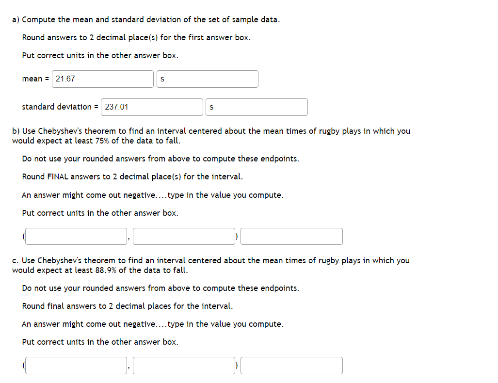 Solved Data collected on the time it takes in seconds for 87 | Chegg.com