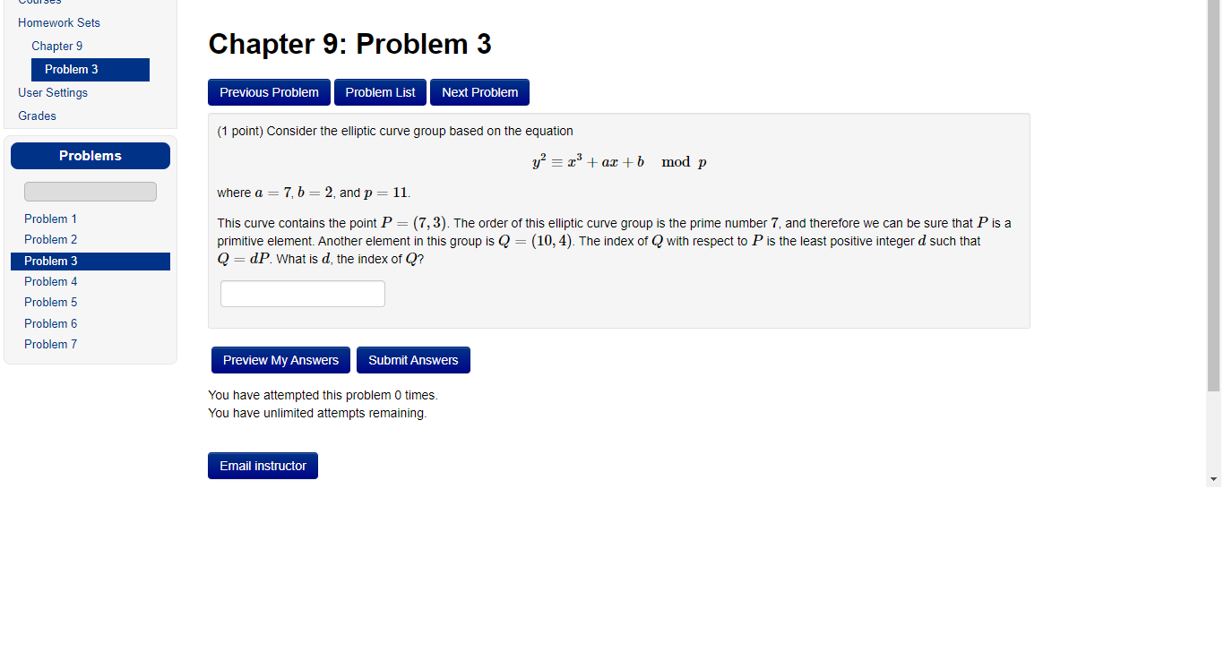Homework Sets Chapter 9 Chapter 9: Problem 3 Problem | Chegg.com