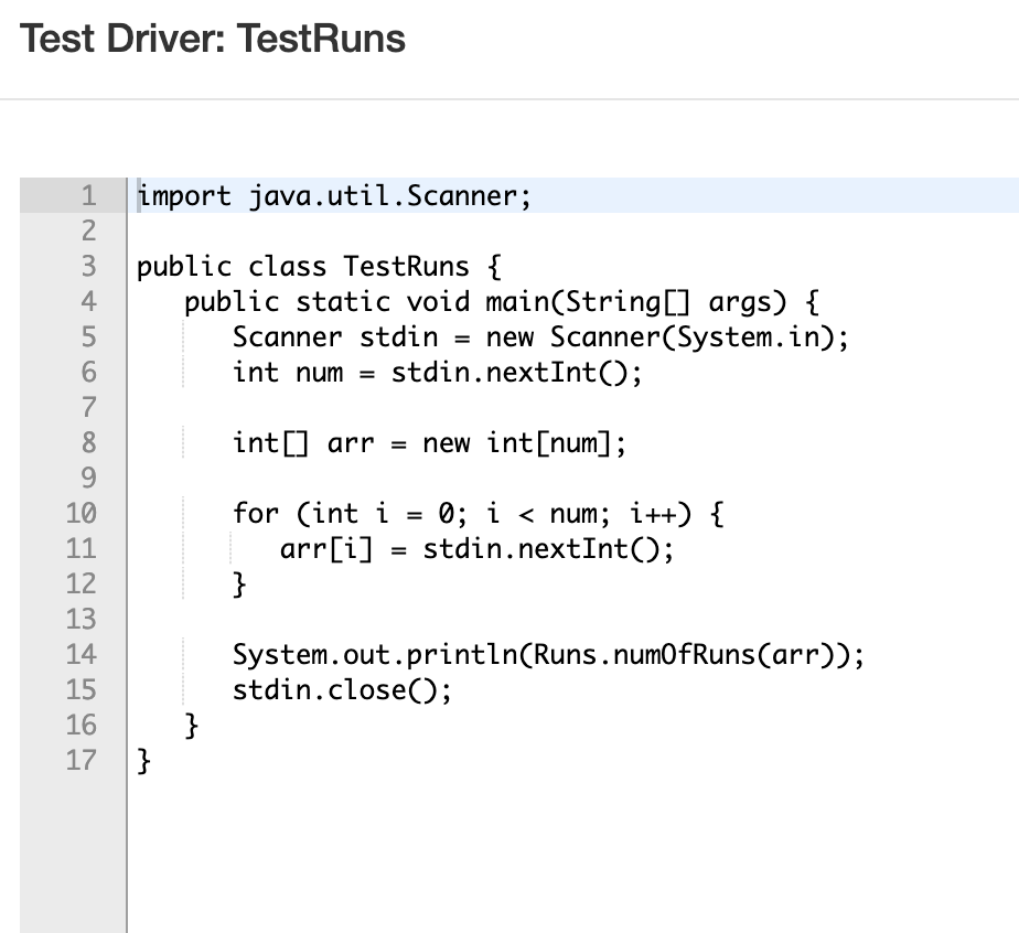 Solved Problem 2: Number of runs 50 pts Given an integer | Chegg.com