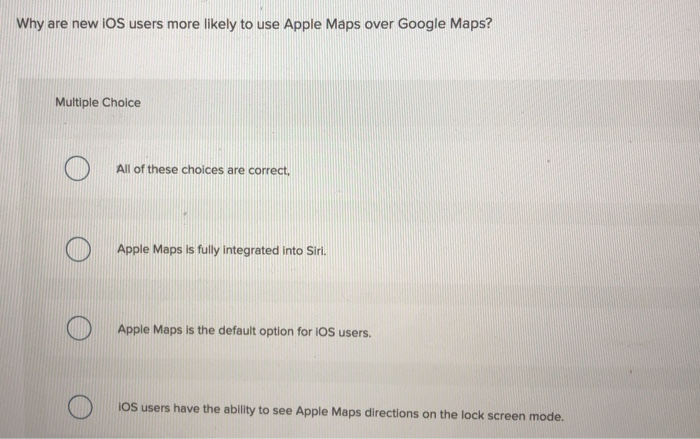 Solved Apple Maps Apple's initial struggles and eventual | Chegg.com