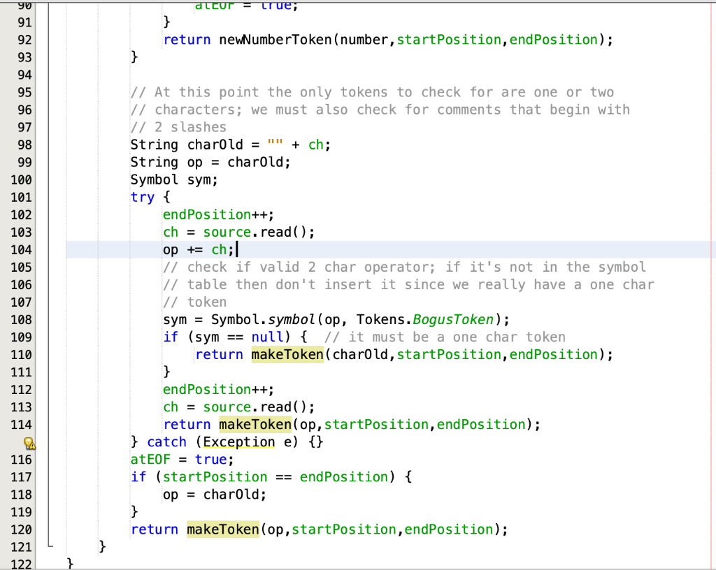 Modify the Lexer (15 points) Download the | Chegg.com