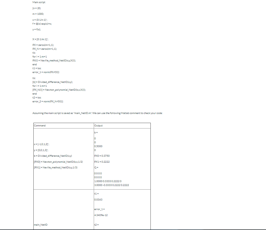 Write 1. a MATLAB function to evaluate the Lagrange | Chegg.com