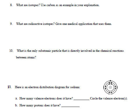 Solved 8. What are isotopes? Use carbon as an example in | Chegg.com