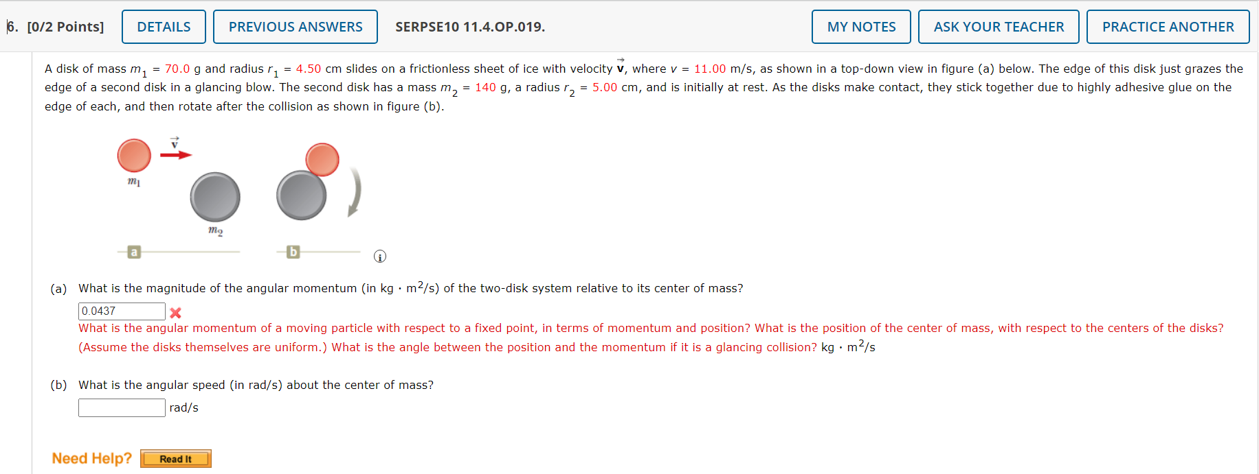 Solved 6. [0/2 Points] DETAILS PREVIOUS ANSWERS SERPSE10 | Chegg.com