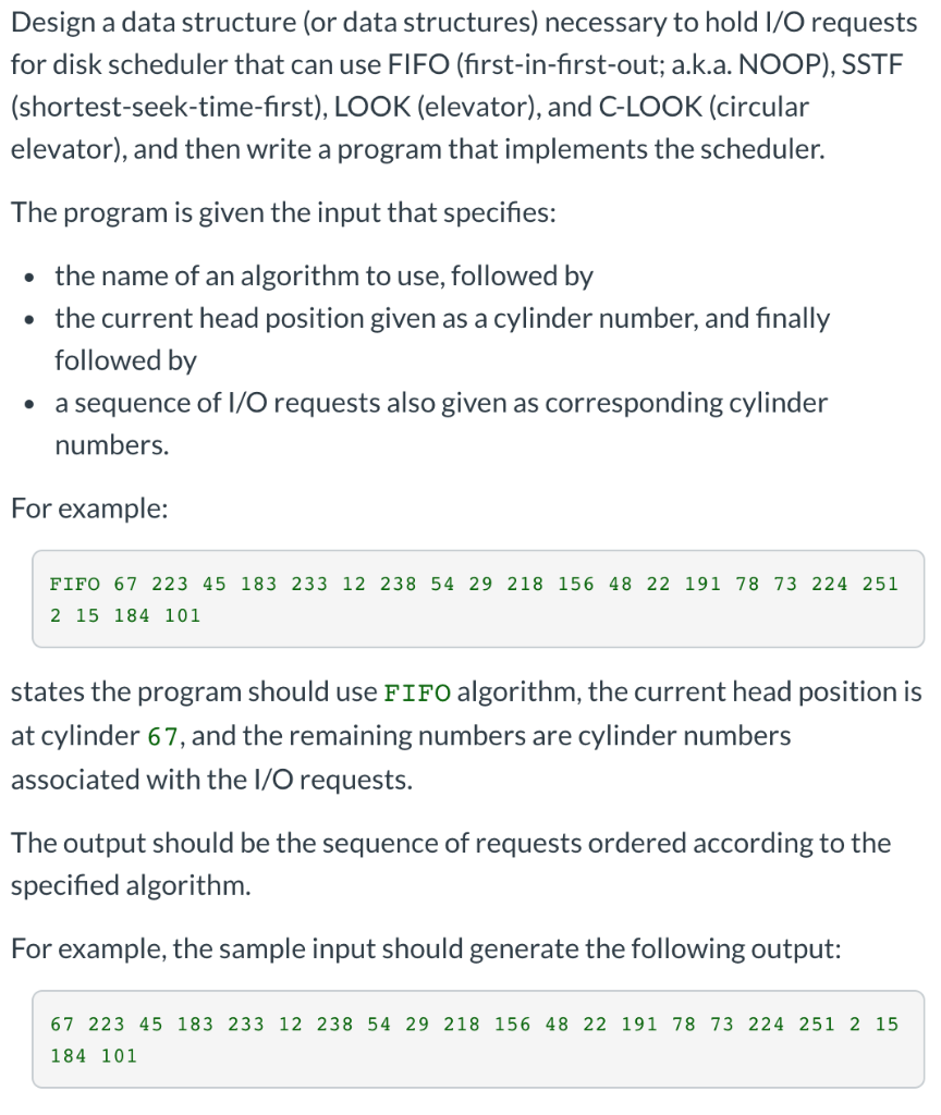 Solved Design a data structure (or data structures) | Chegg.com