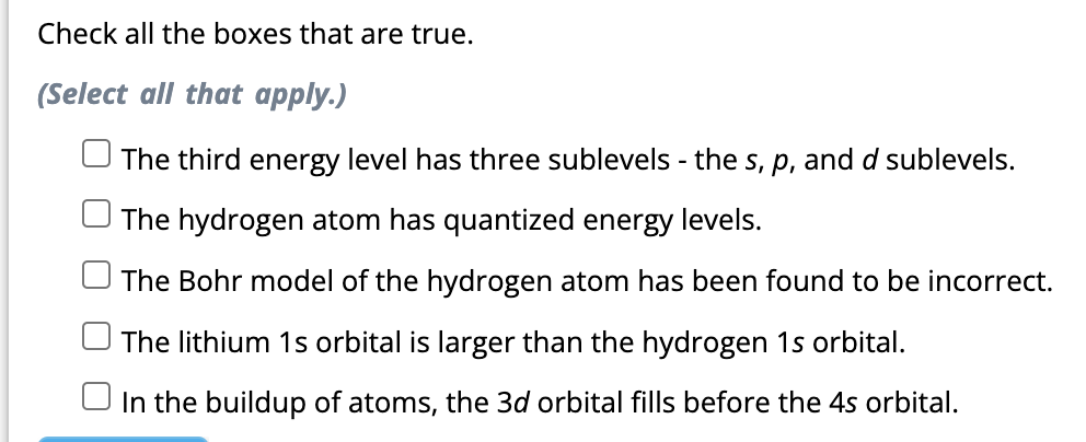 Solved Check all the boxes that are true.(Select all that | Chegg.com