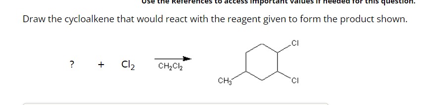 Solved Name the alkene that would react with bromine to form | Chegg.com