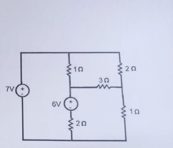 Solved For the following electrical circuit, determine by | Chegg.com