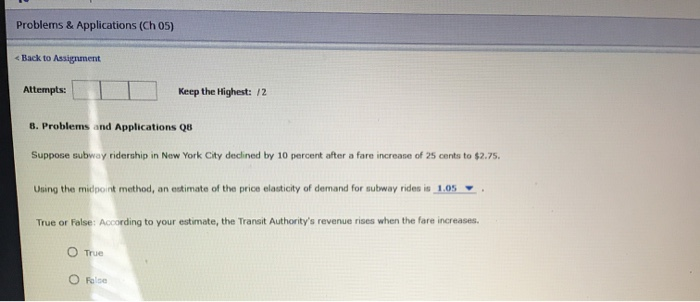 Solved Problems & Applications (Ch 05) | Chegg.com