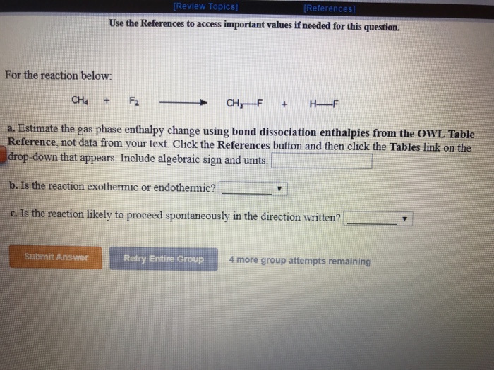 Solved Use the References to access important values if | Chegg.com