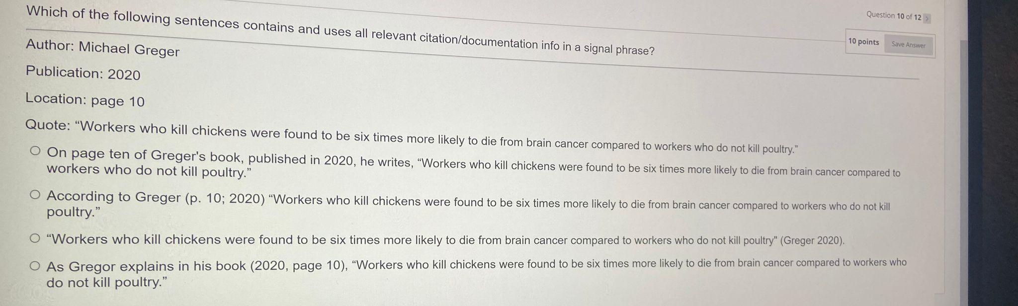 Solved Which of the following sentences contains and uses | Chegg.com