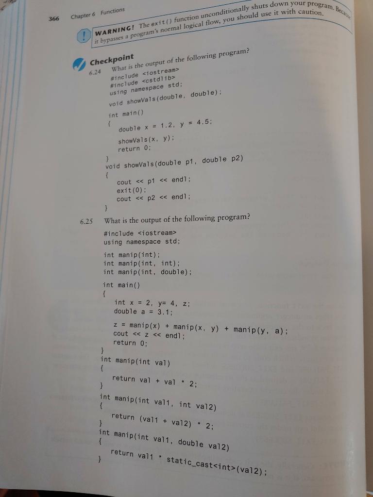 Solved Checkpoint 6.19 What kinds of values may be specified | Chegg.com