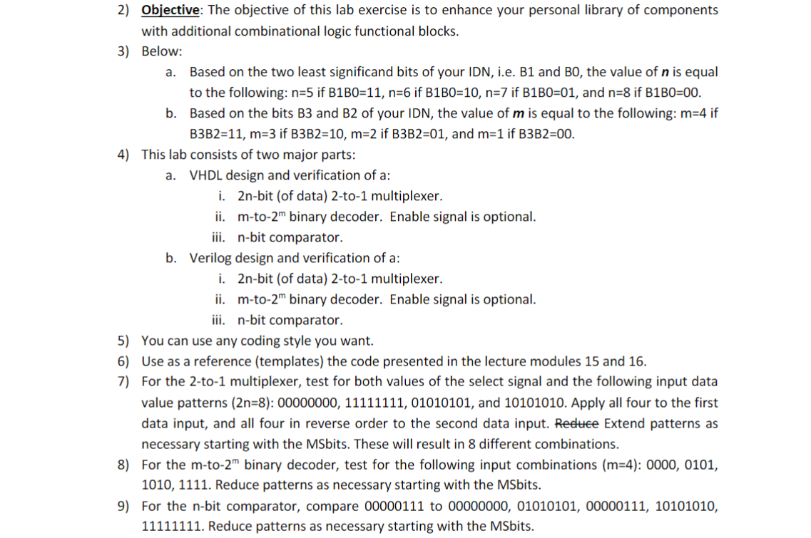 2) Objective: The objective of this lab exercise is | Chegg.com